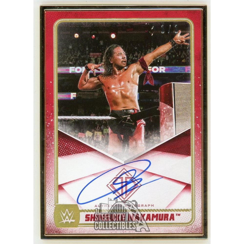 Shinsuke Nakamura 2020 Topps Transcendent WWE Autographed Card 1/1 ...
