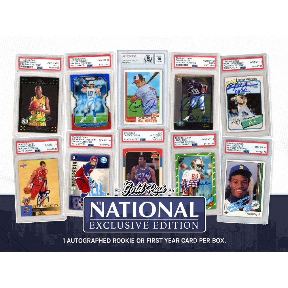 2025 Gold Rush The National Exclusive Multi-Sport Edition Box | Steel ...