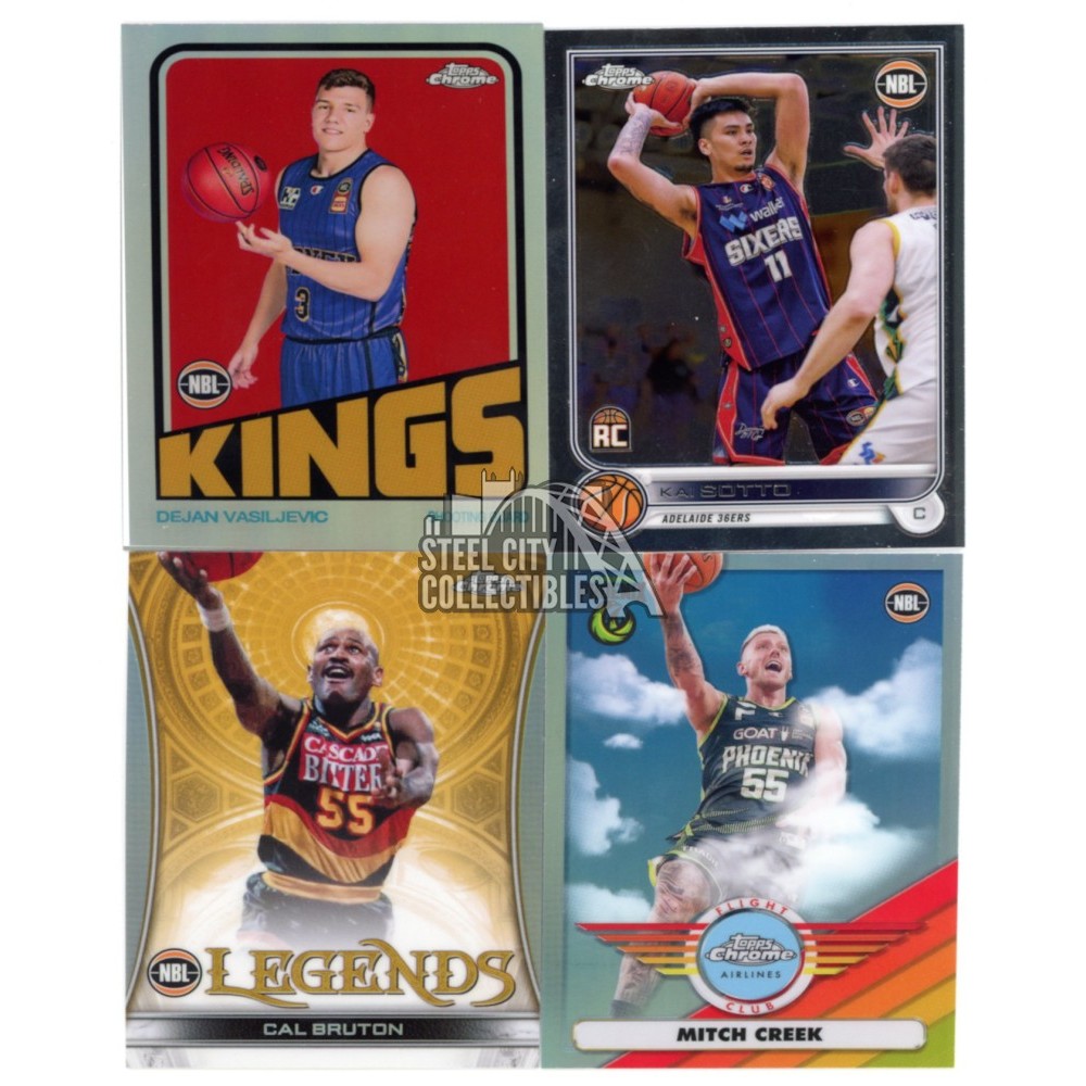 2022-23 Topps Chrome NBL Basketball Complete Master Set (Base and ...