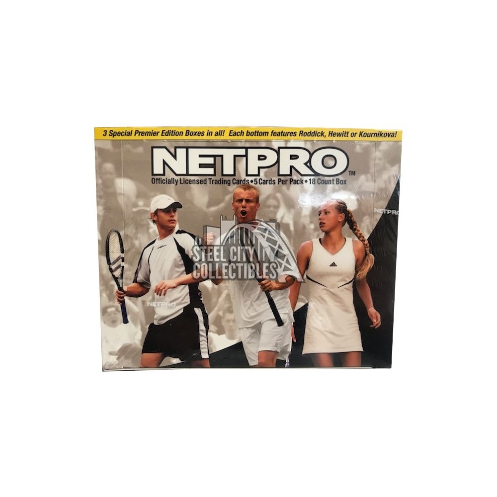 2003 Netpro Premier Edition 18 Pack Tennis Box | Steel City Collectibles