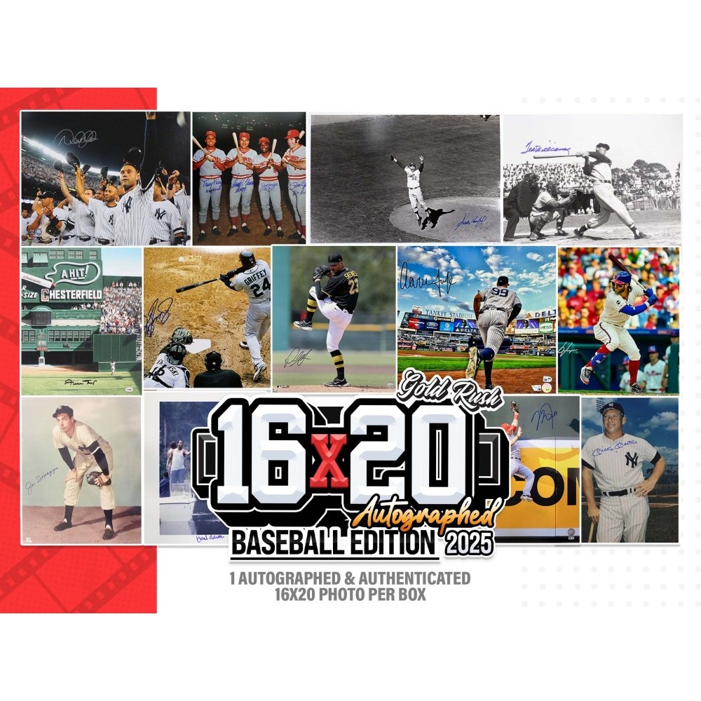 2025 Gold Rush Autographed 16x20 Baseball Edition Box | Steel City ...