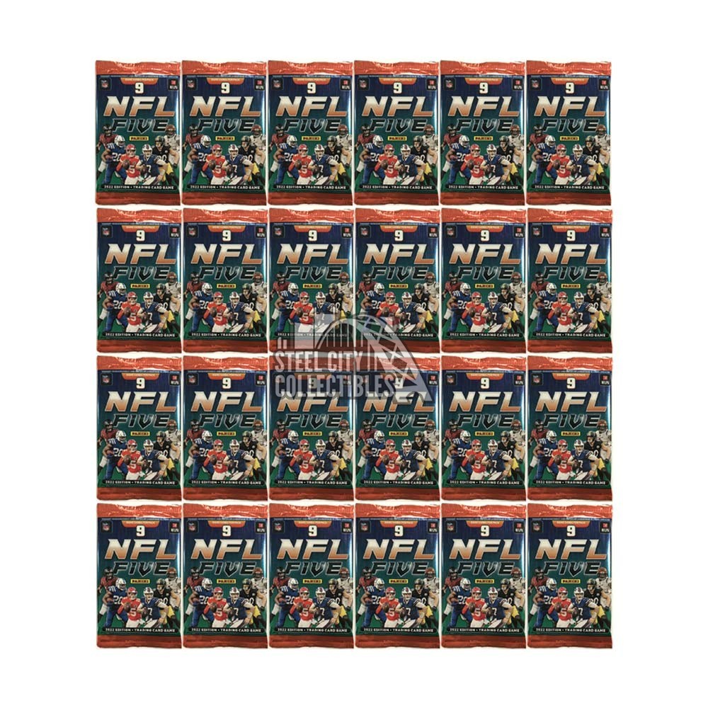 2022 Panini NFL Five Trading Card Game Booster 24-Pack Lot | Steel City ...