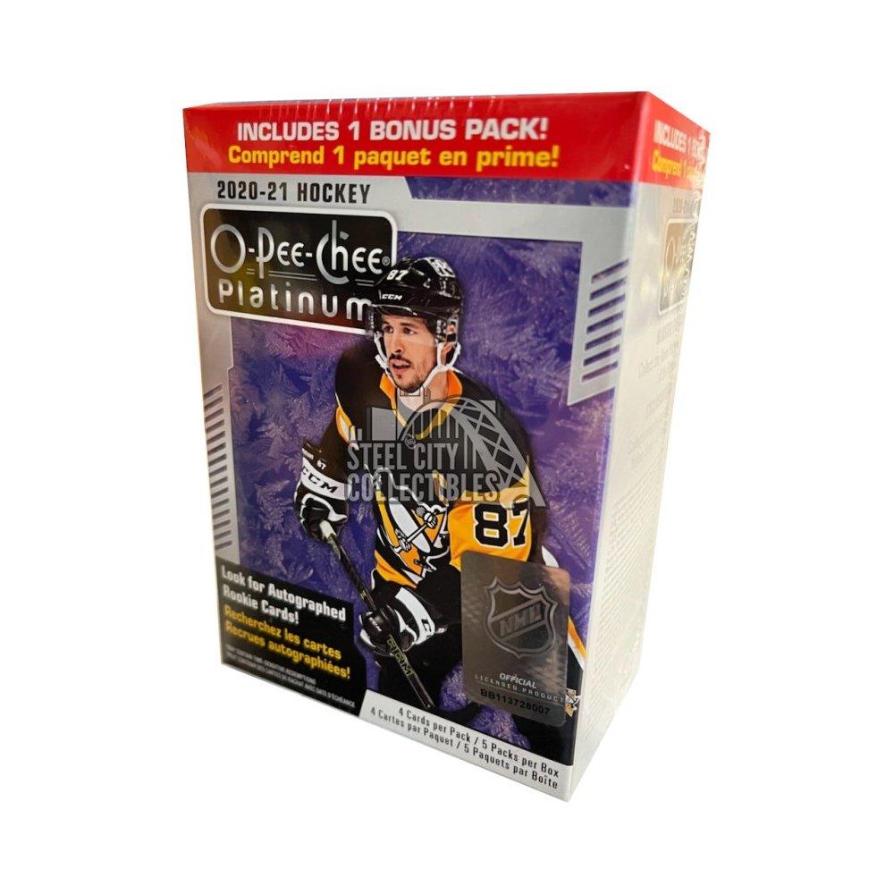 2020 21 Upper Deck O Pee Chee Platinum Hockey 5 Pack Blaster Box