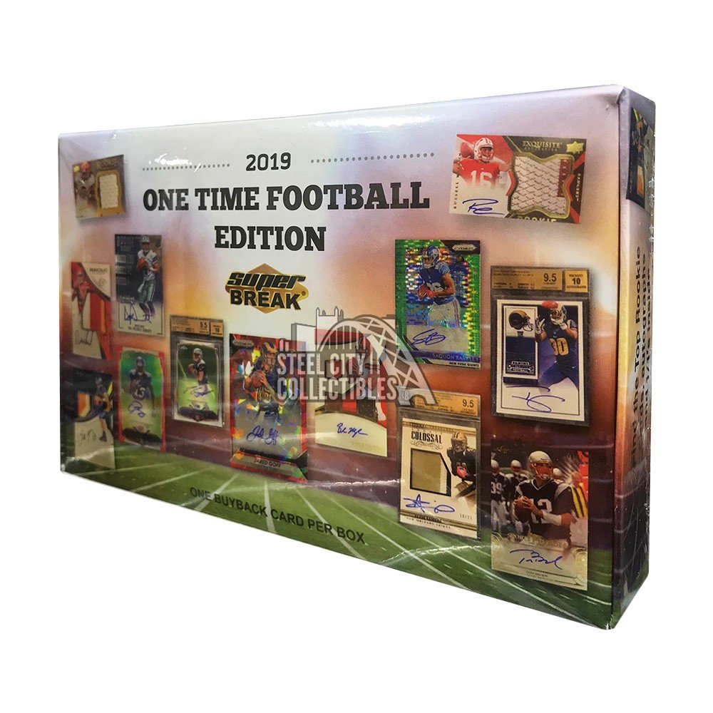 2019 Super Break One Time Football Box | Steel City Collectibles