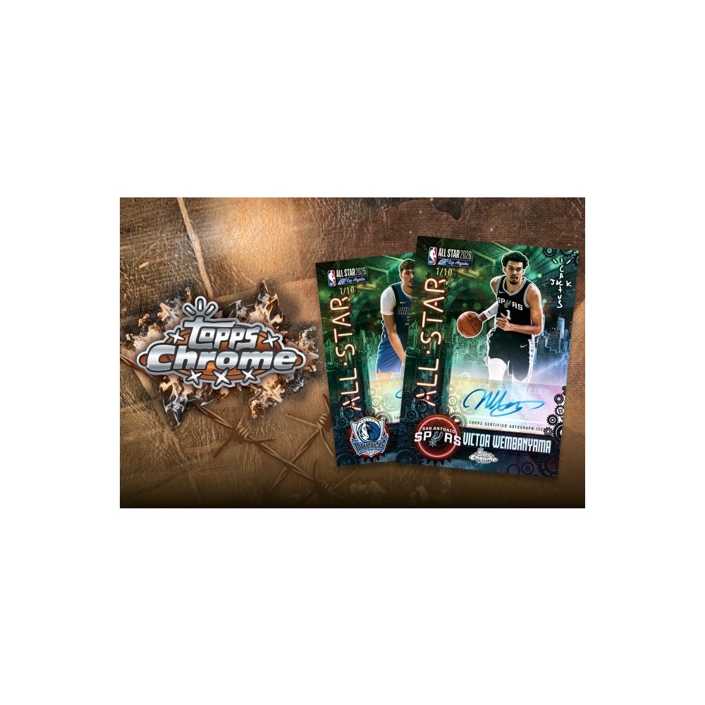 2025-26 Topps Chrome Cactus Jack Basketball x NBA All-Star Game Box ...