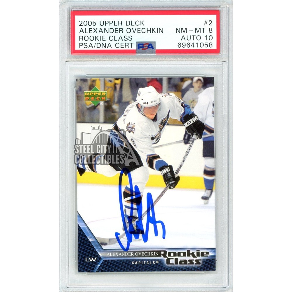 Alexander Ovechkin 2005-06 Upper Deck Rookie Class Autograph Card #2 ...