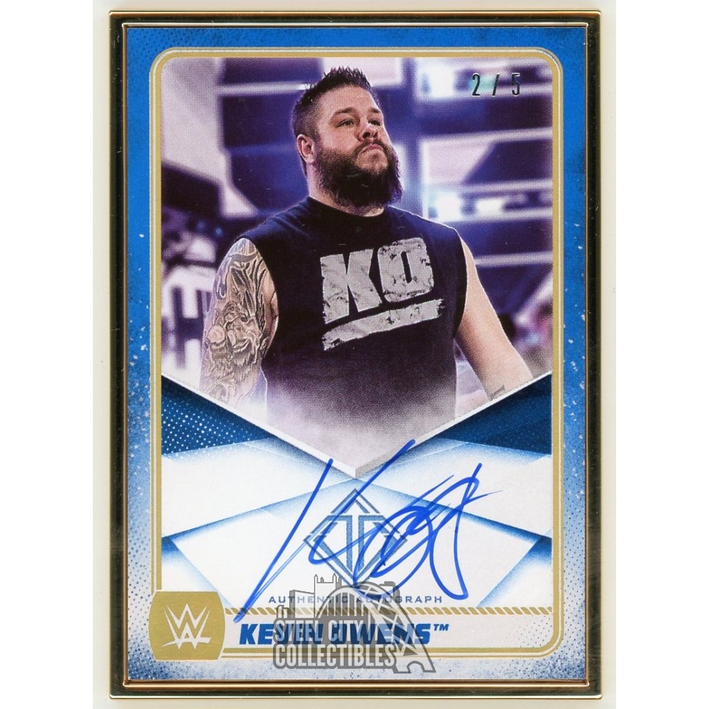 Kevin Owens 2020 Topps Transcendent WWE Autographed Card /5 | Steel ...