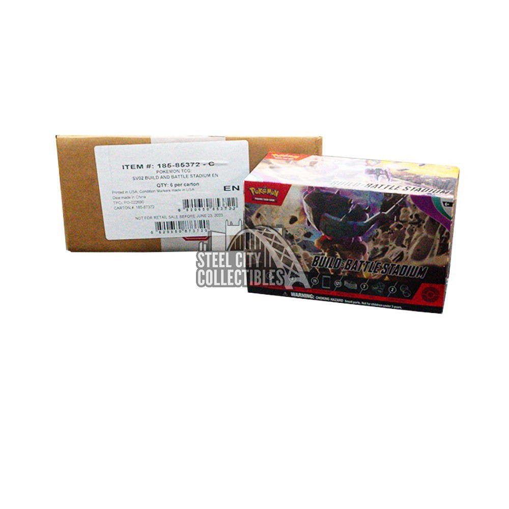 Pokemon Scarlet & Violet Paldea Evolved Battle Stadium 6-Box Case ...