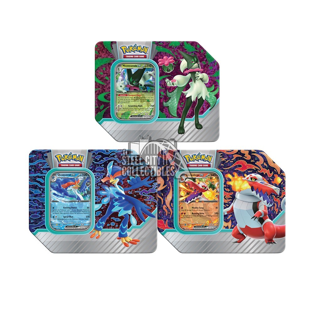 Pokemon Paldea Partners 3-Tin Lot | Steel City Collectibles