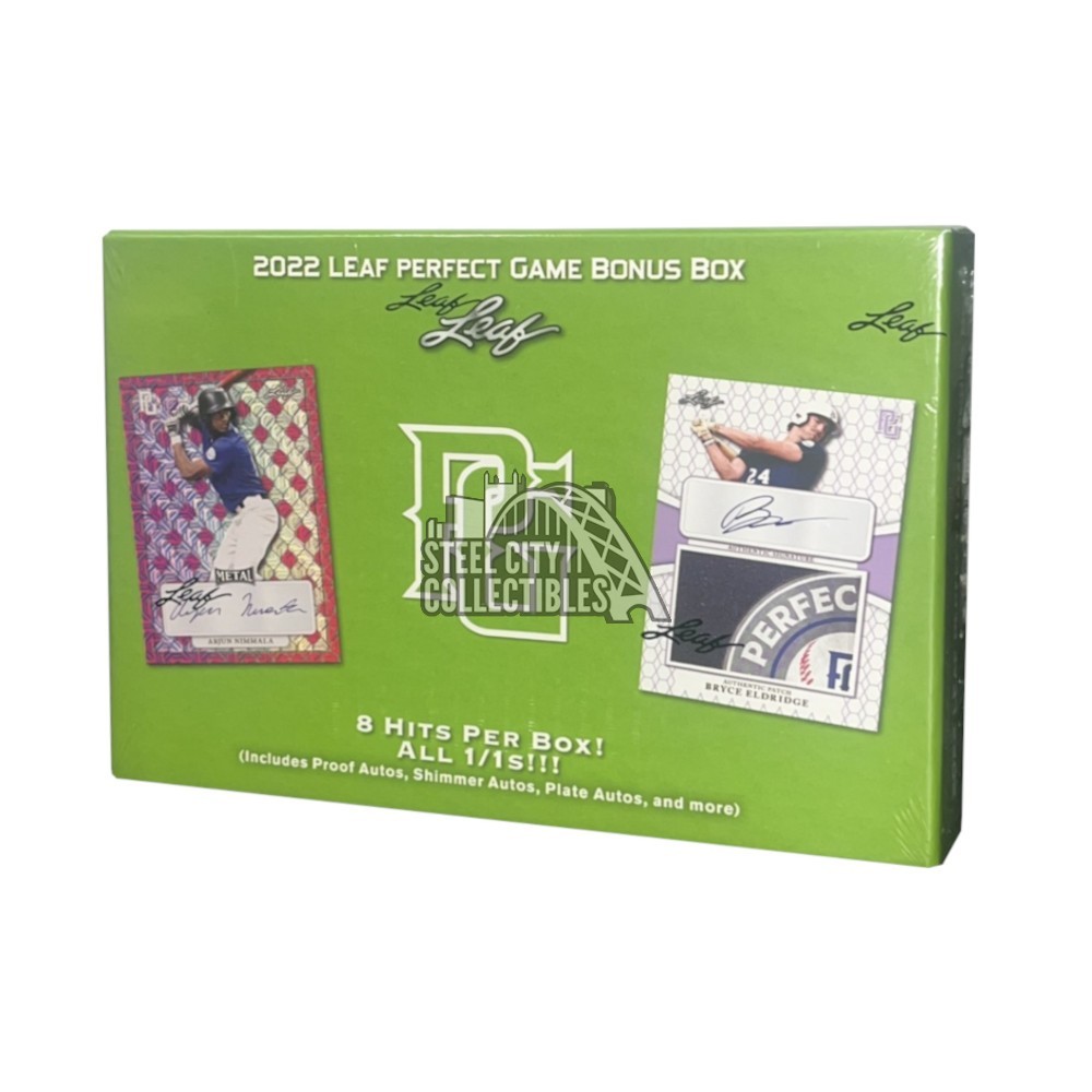 2022 Leaf Perfect Game Baseball Bonus Box | Steel City Collectibles