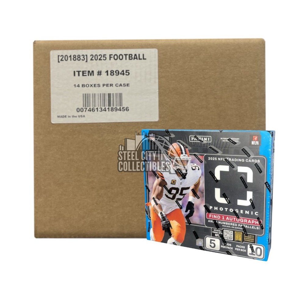 2025 Panini Photogenic Football Hobby 14-Box Case | Steel City Collectibles