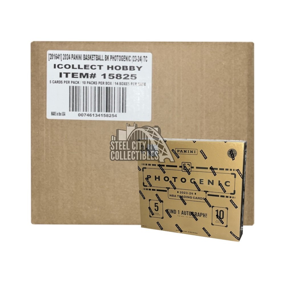 2023-24 Panini Photogenic Basketball Hobby 14-Box Case | Steel City ...