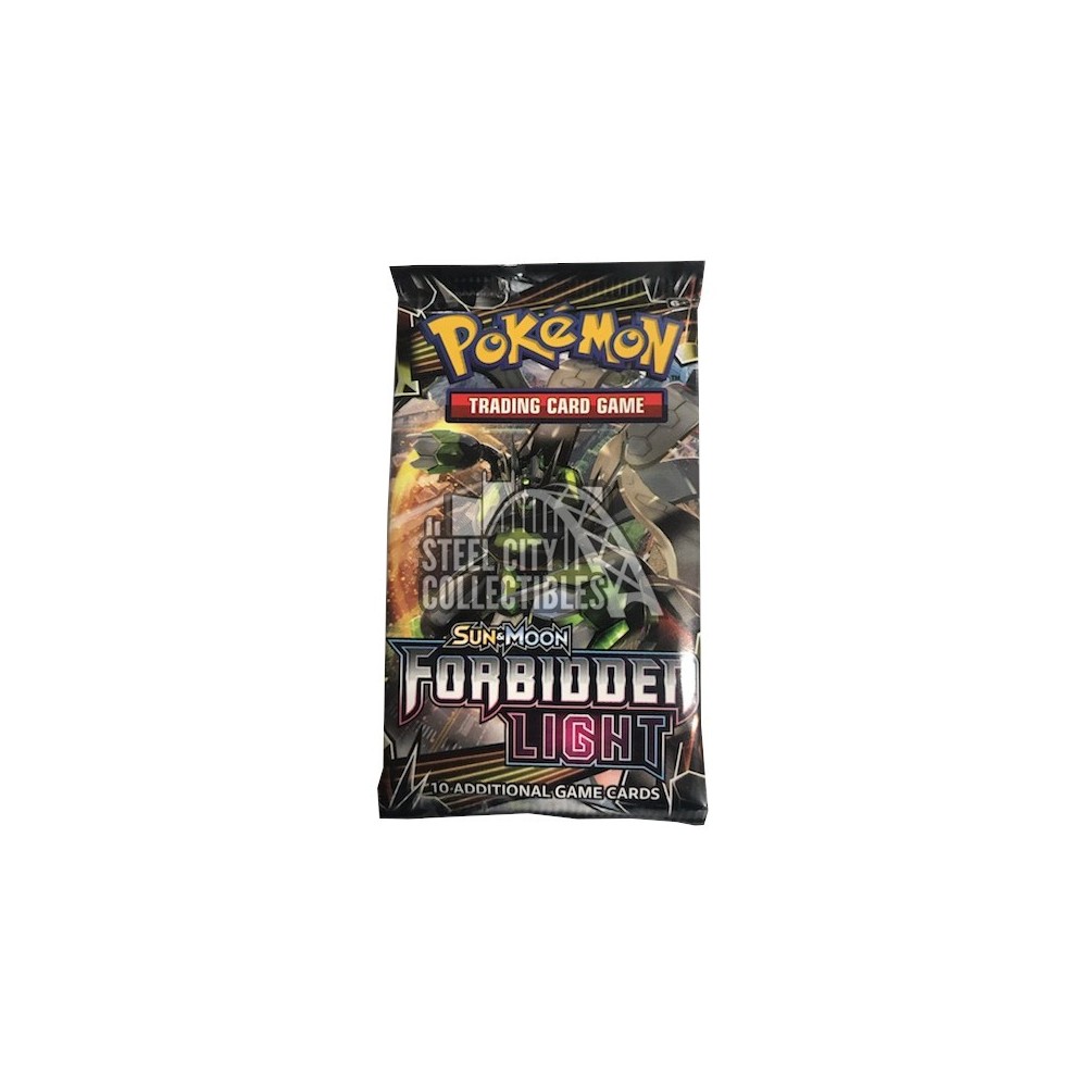Pokemon Sun & Moon Forbidden Light Booster Pack | Steel City Collectibles