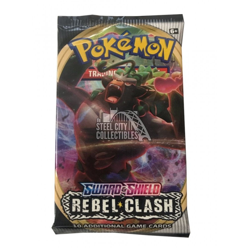 Pokemon Sword & Shield Rebel Clash Booster Pack | Steel City Collectibles