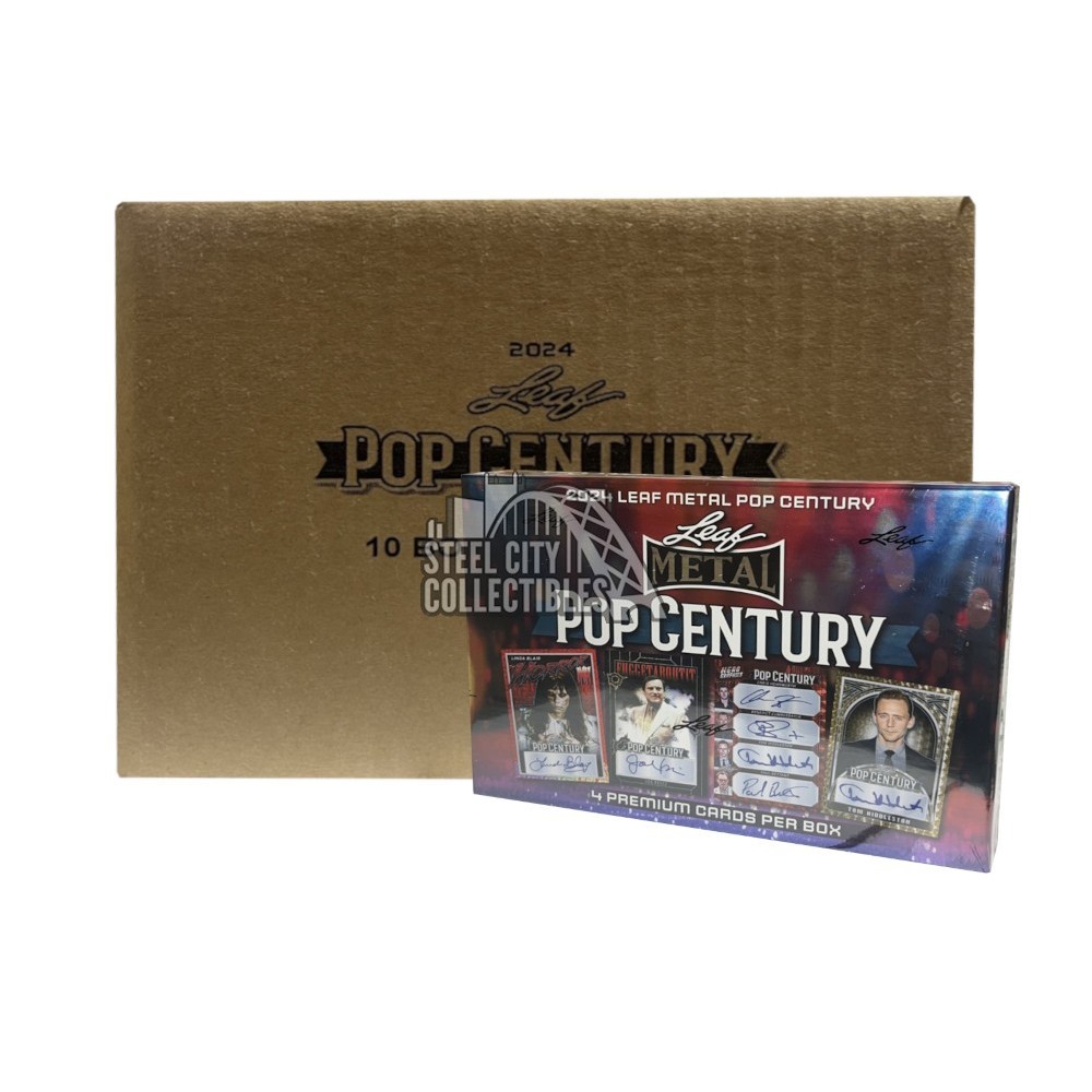 2024 Leaf Metal Pop Century 10-Box Case | Steel City Collectibles