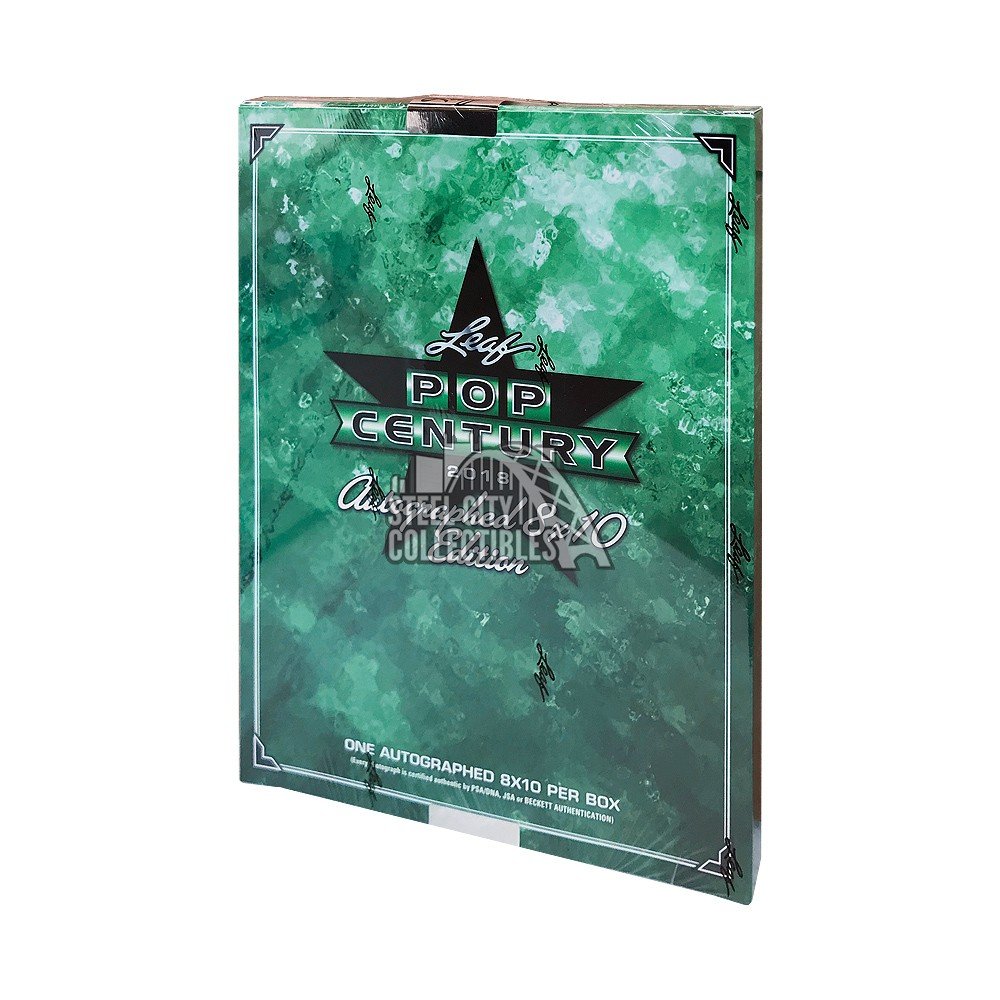 2018 Leaf Pop Century Autographed 8x10 Edition Hobby Box | Steel City ...