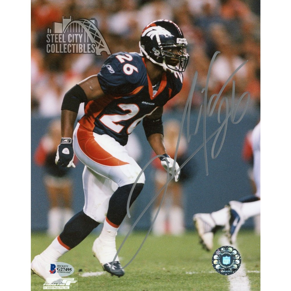 Clinton Portis Autographed Denver Broncos 8x10 Photo - BAS COA (B ...