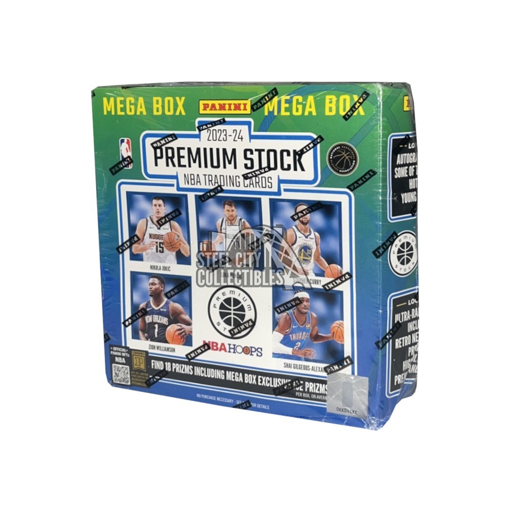 2023-24 Panini Premium Stock Basketball 50-Card Mega Box **PLEASE READ ...