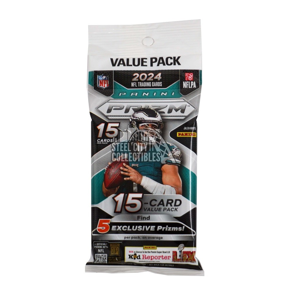 2024 Panini Prizm Football Cello Pack | Steel City Collectibles