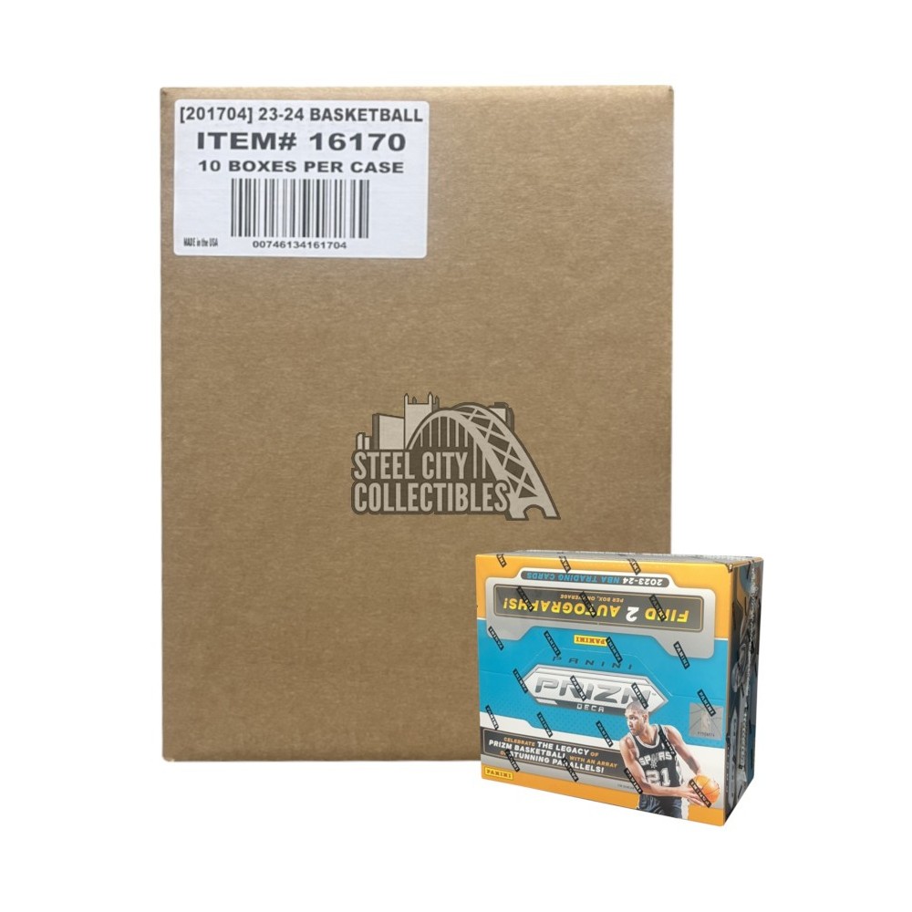 2023-24 Panini Prizm Deca Basketball Hobby 10-Box Case | Steel City ...