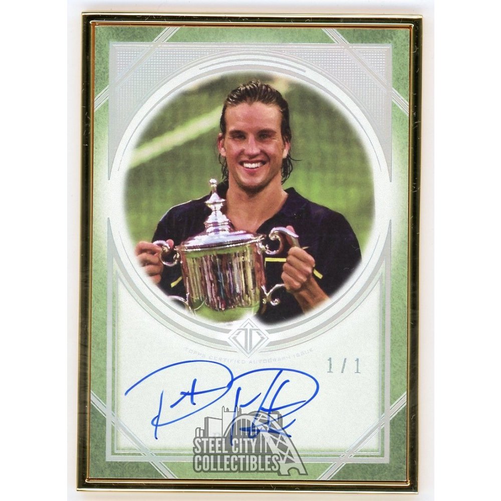 Pat Rafter 2020 Topps Transcendent Tennis Autographed Card 1/1 | Steel ...