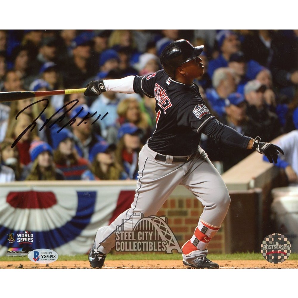 Jose Ramirez Autographed Cleveland Indians 8x10 Photo - BAS COA (Black ...