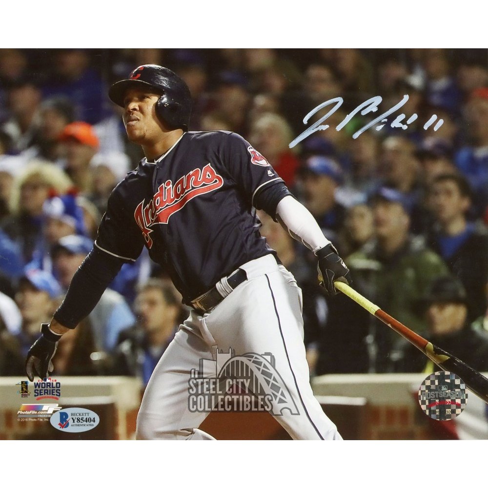 Jose Ramirez Autographed Cleveland Indians 8x10 Photo - BAS COA (White ...