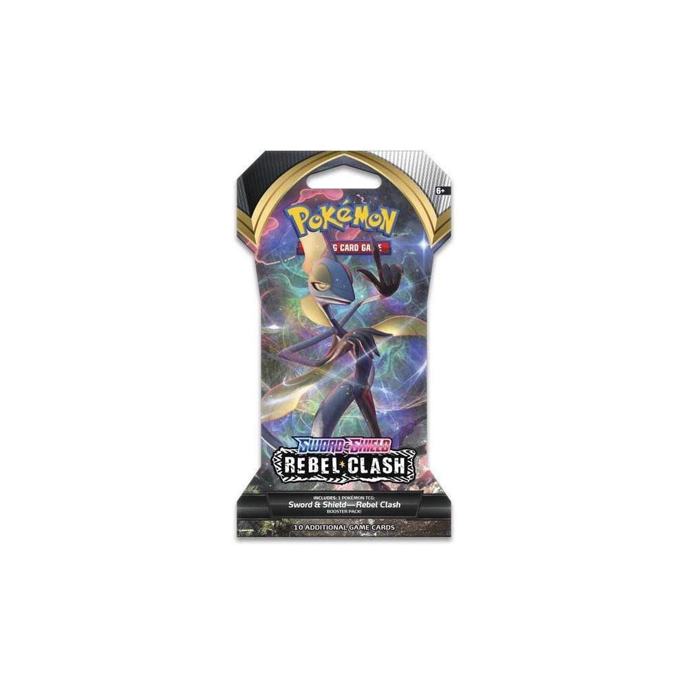 Pokemon Sword & Shield Rebel Clash Sleeved Booster Pack | Steel City ...
