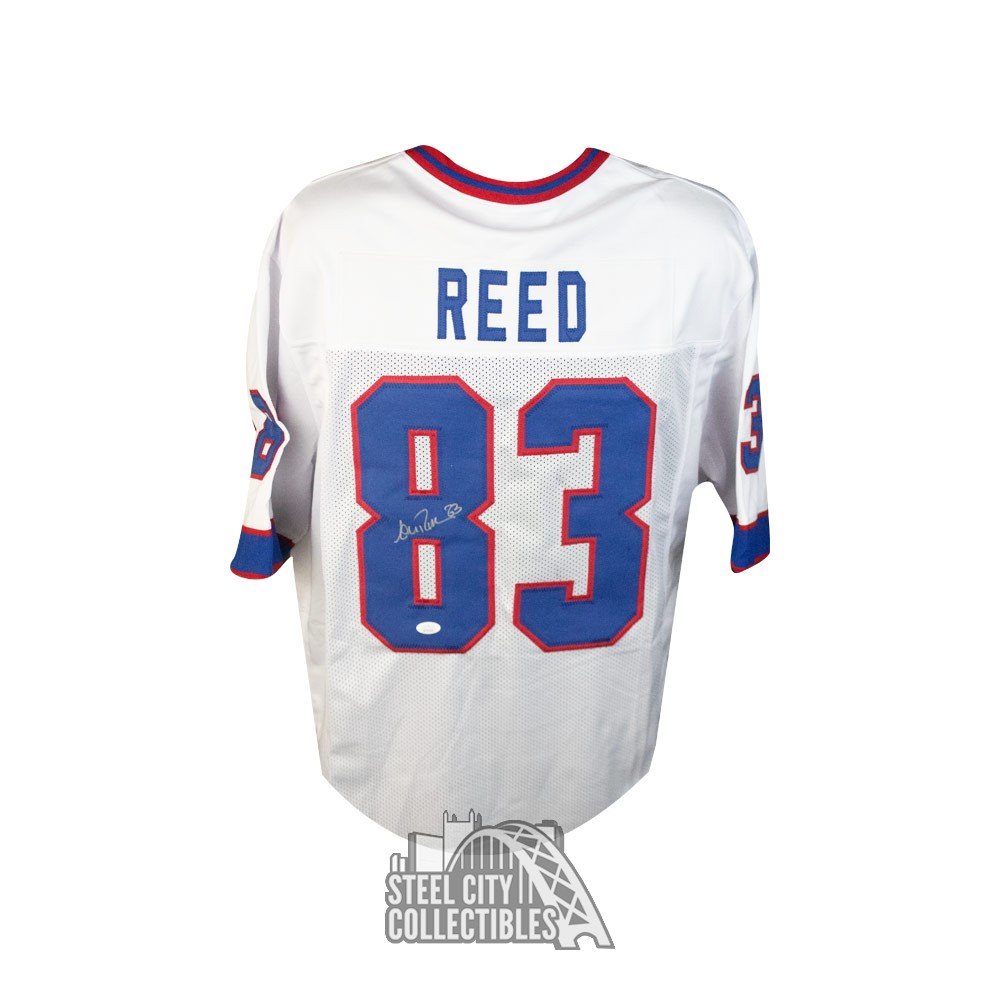 Andre Reed Autographed Buffalo Custom White Football Jersey - JSA COA ...