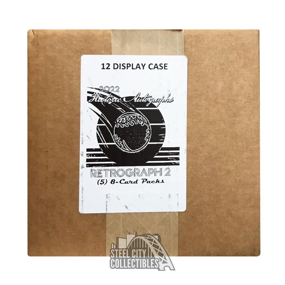 2022 Historic Autographs Retrograph 2 Baseball 12-Box Hobby Case ...