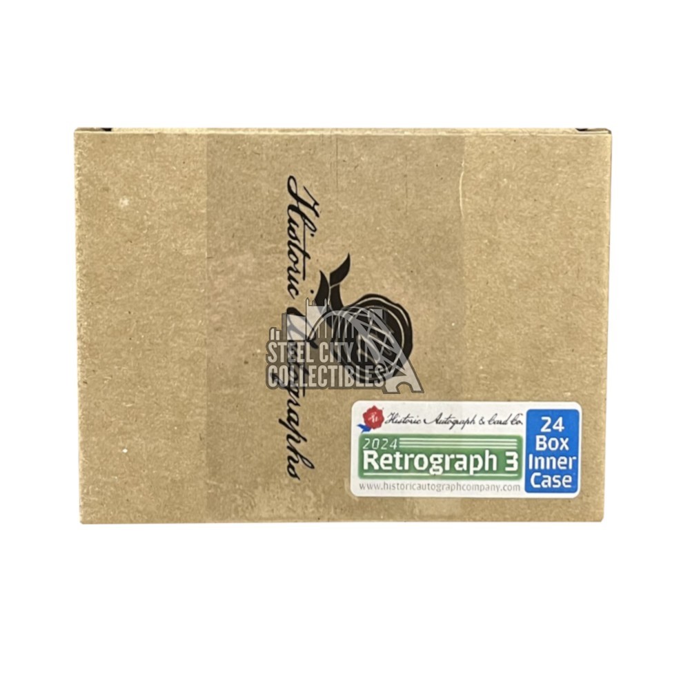 2024 Historic Autographs Retrograph 3 Baseball 24-Pack Case | Steel City Collectibles