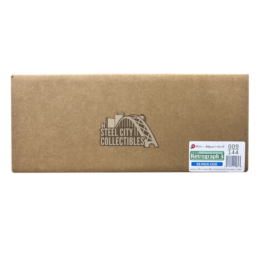 2024 Historic Autographs Retrograph 3 Baseball 96-Pack Case | Steel ...