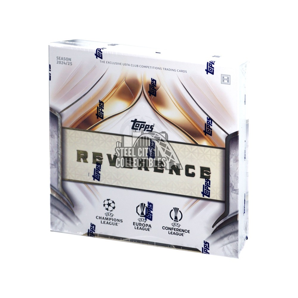 2024-25 Topps Reverence UEFA Club Competitions Soccer Hobby Box | Steel ...
