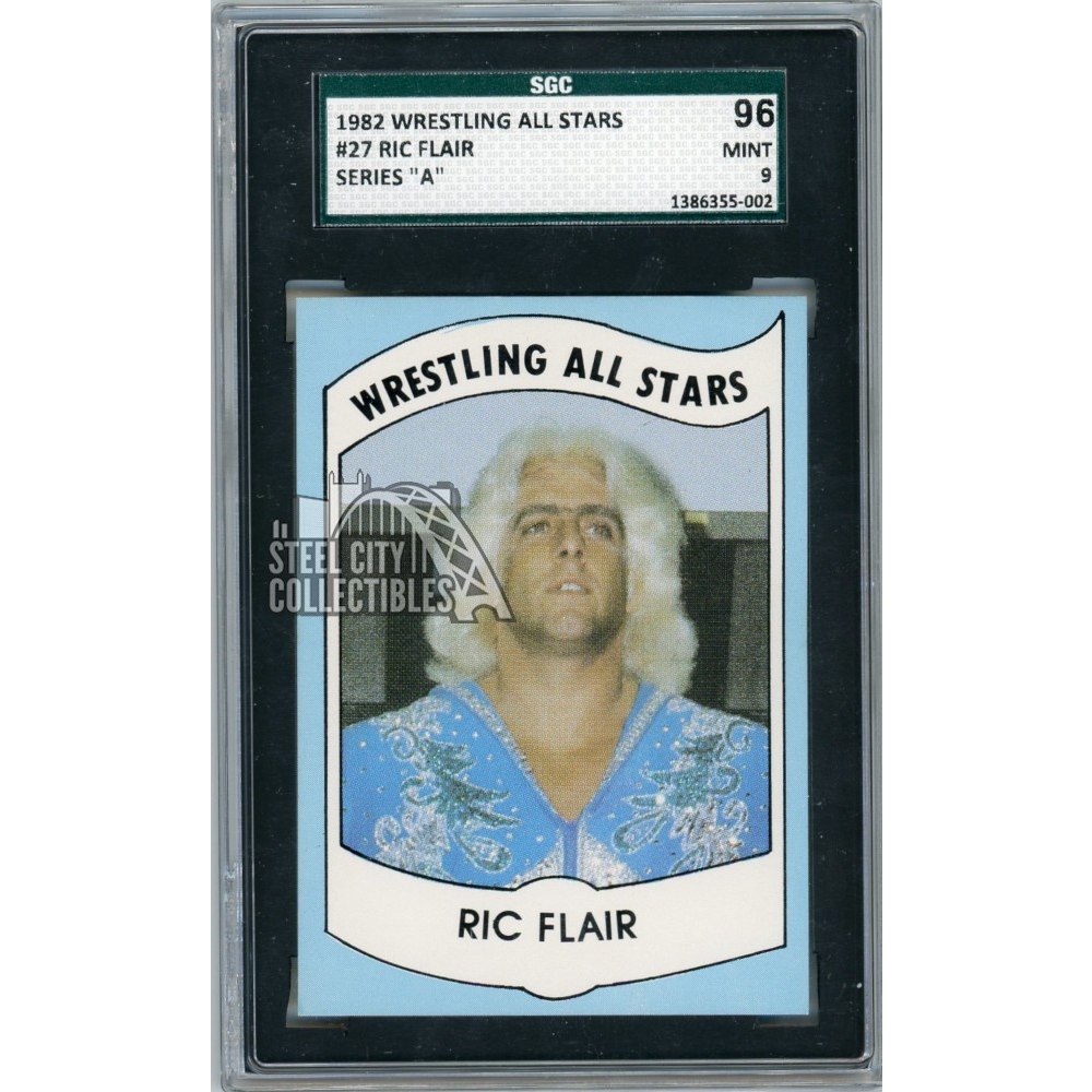 Ric Flair 1982 Wrestling All Stars Series "A" Rookie Card SGC 96-9 Mint ...