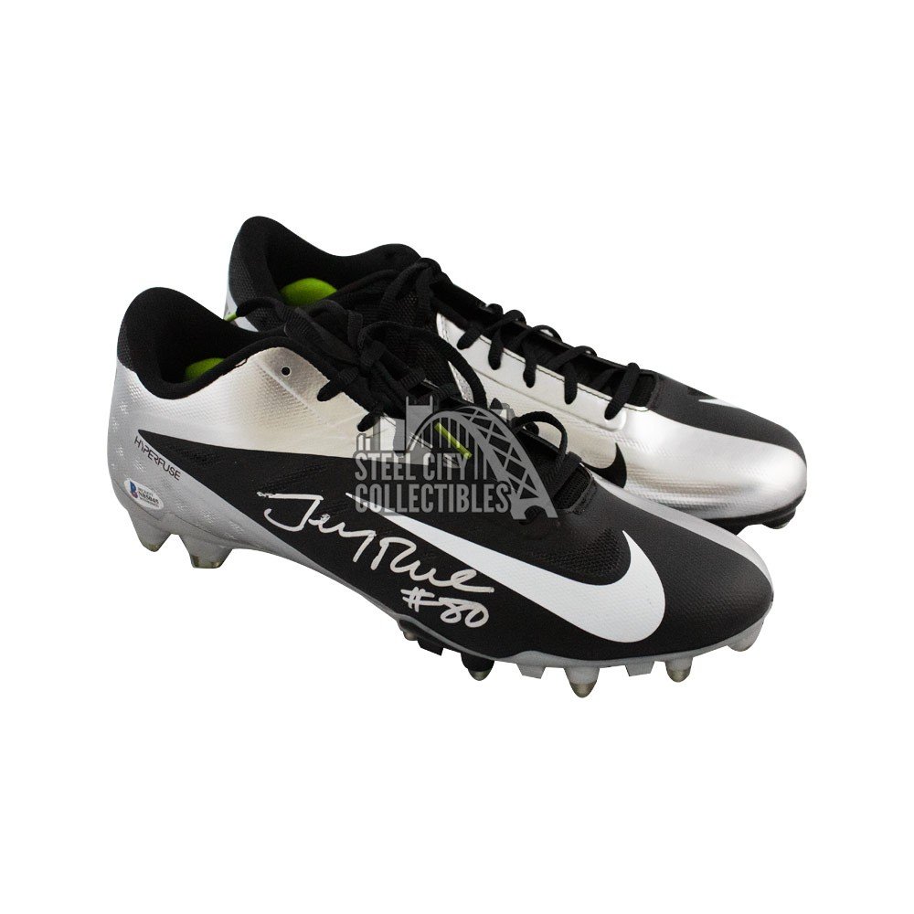 Jerry Rice Autographed Nike Football Cleats - Beckett COA | Steel City ...