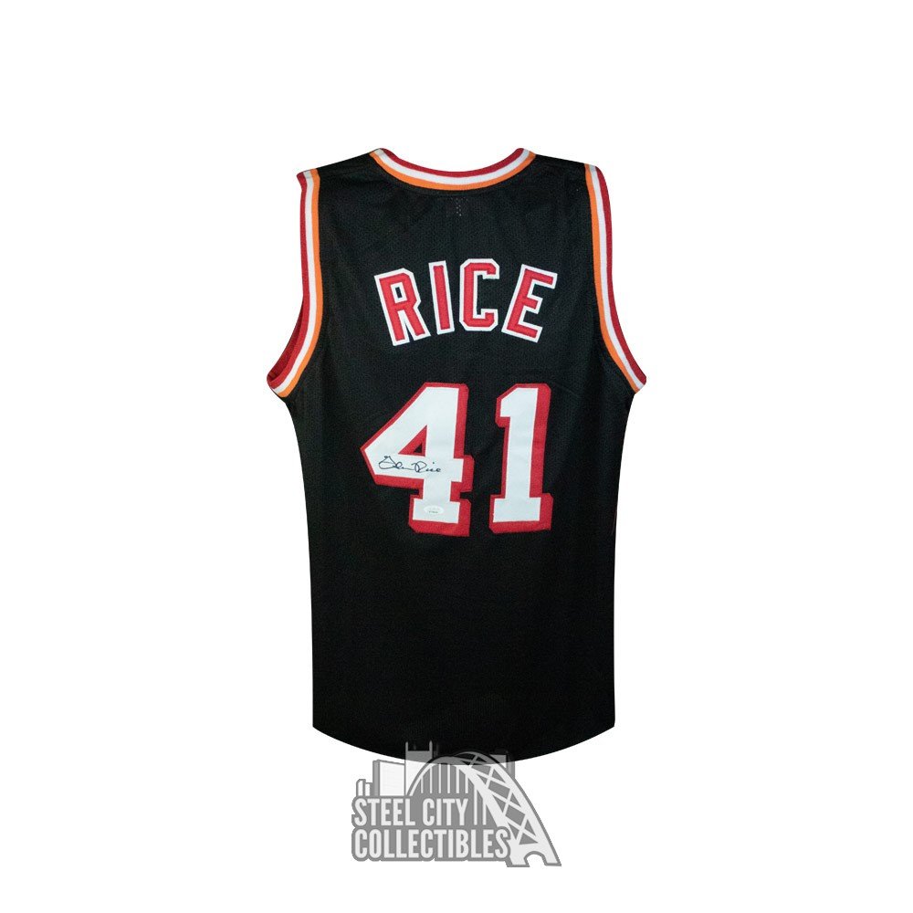 Glen Rice Autographed Miami Custom Black Basketball Jersey - JSA COA ... Glen Rice Autographed Miami Custom Black Basketball Jersey - JSA COA ...