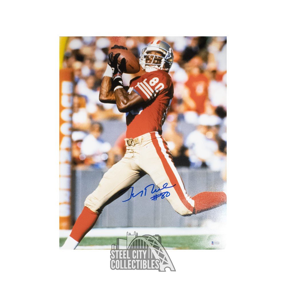 Jerry Rice Autographed San Francisco 49ers 16x20 Photo - BAS COA ...