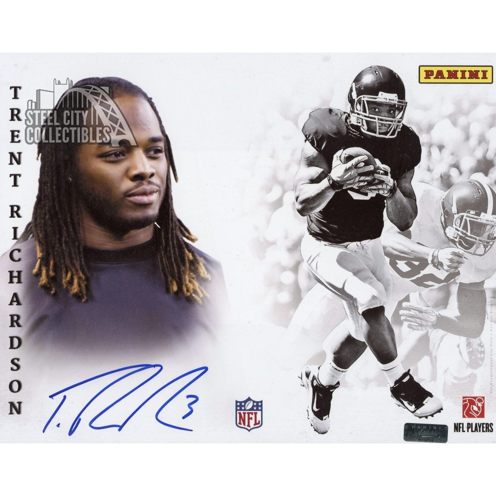 Trent Richardson Autographed 8x10 Photo - Panini Authentic | Steel City ...