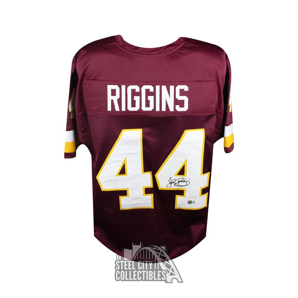 John Riggins Autographed Washington Custom Football Jersey - BAS ...