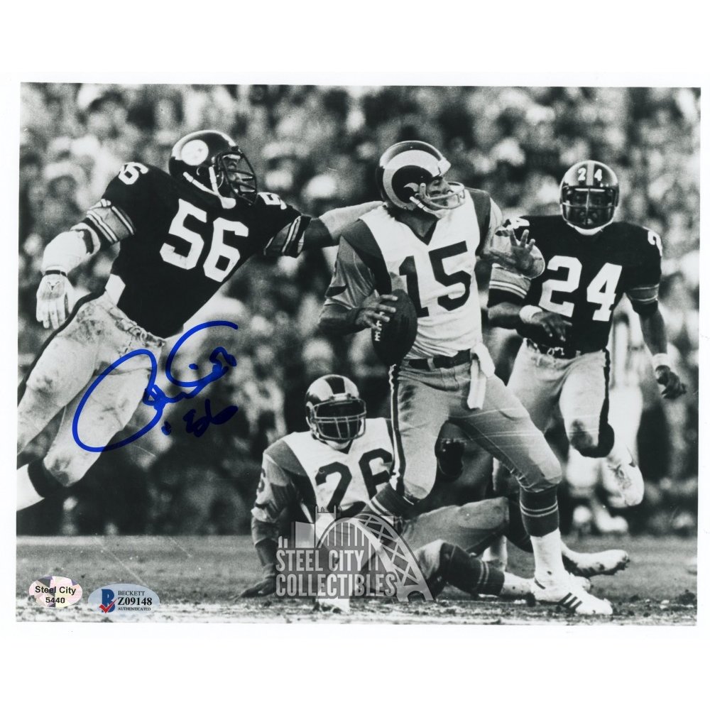 Robin Cole Autographed Pittsburgh Steelers 8x10 Photo - BAS COA (Blue ...