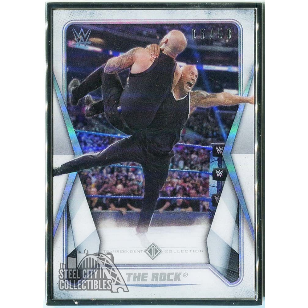 The Rock 2020 Topps Transcendent WWE Collection Card /50 | Steel City ...