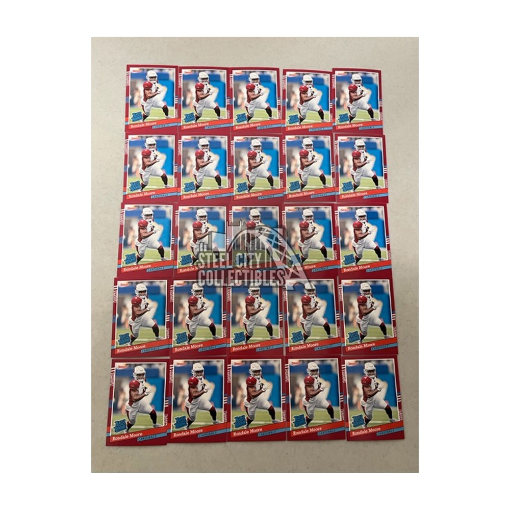 Rondale Moore 2021 Panini Donruss Rated Rookie Retro BW16 /2231 25-Card ...