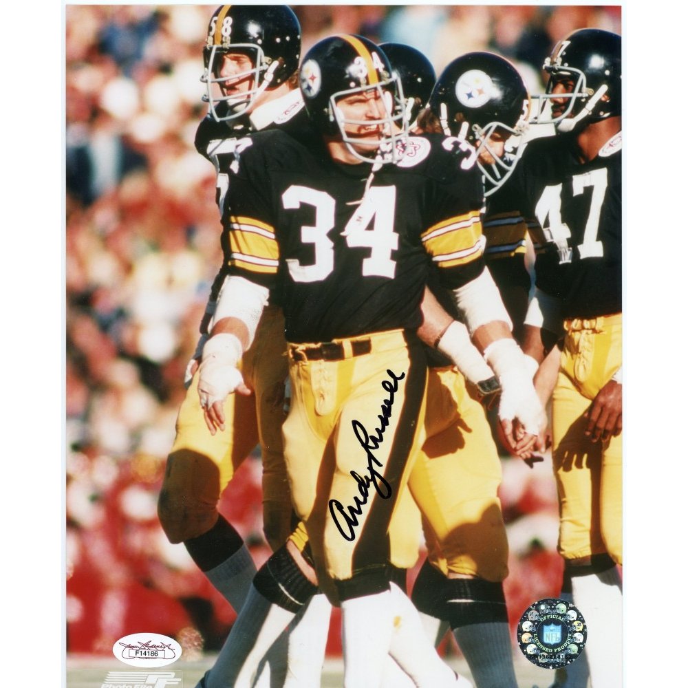 Andy Russell Autographed Pittsburgh Steelers 8x10 Photo - JSA Basic ...