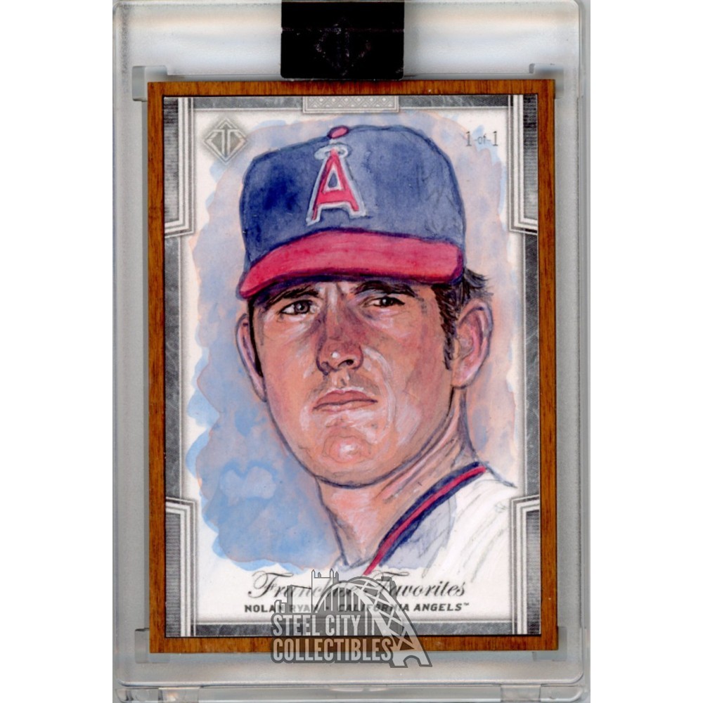 Nolan Ryan 2019 Topps Transcendent Sketch Card Bergren #FFS-NOR 1/1 ...