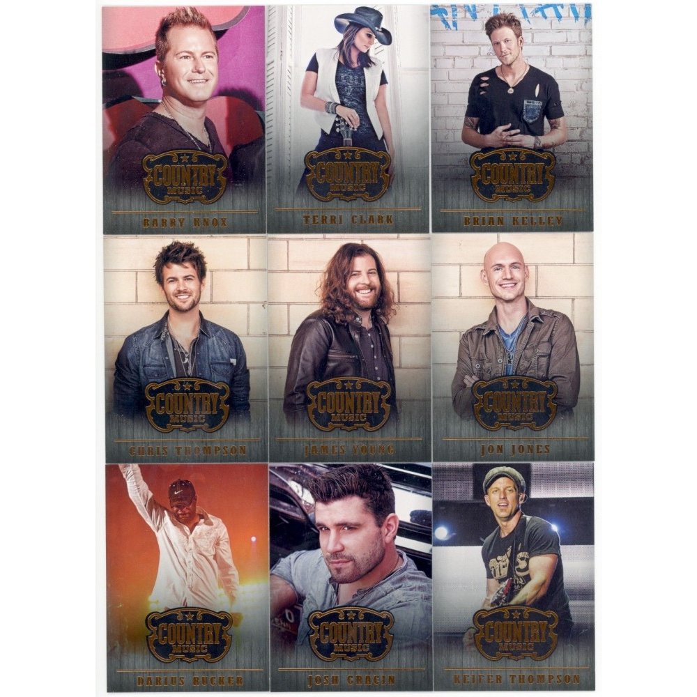2014 Panini Country Music Trading Cards 100-Card Base Set | Steel City ...