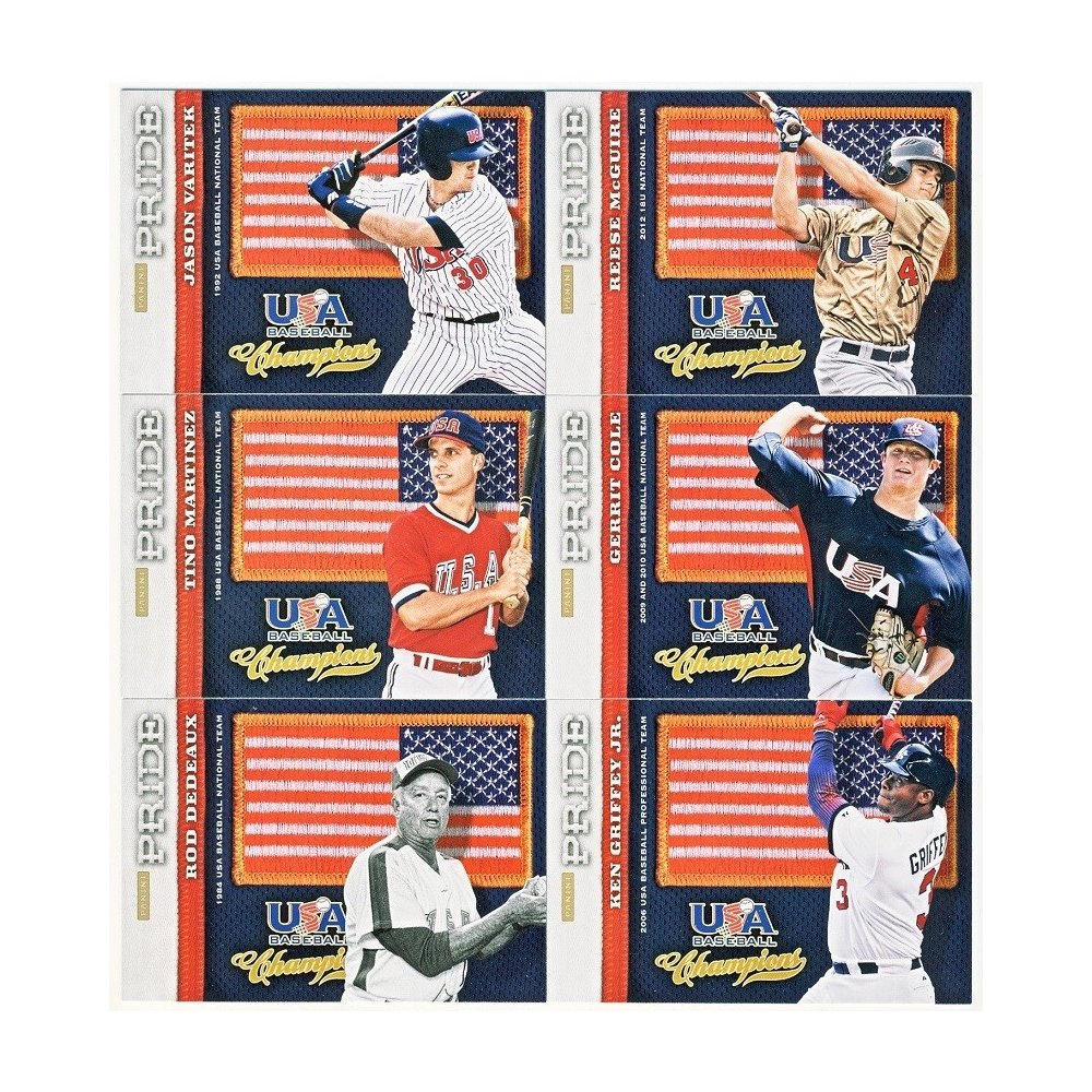2013 Panini USA Champions Baseball Pride 25-Card Insert Set | Steel ...