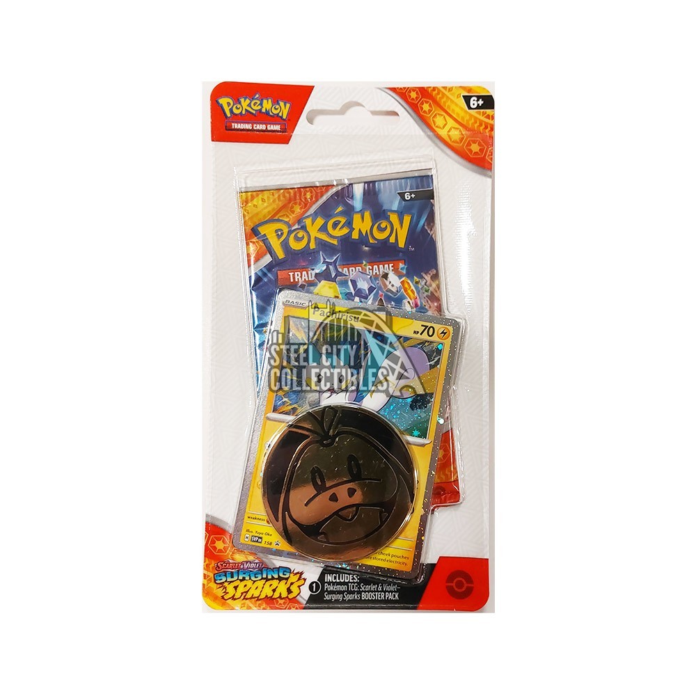 Pokemon Scarlet & Violet Surging Sparks Checklane Blister Pack | Steel ...