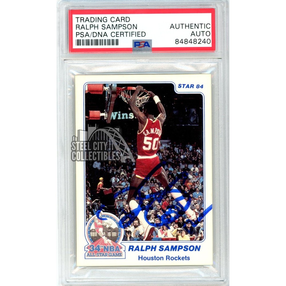 Ralph Sampson 1984 Star "HOF 12" Autograph Card #8 PSA/DNA | Steel City ...