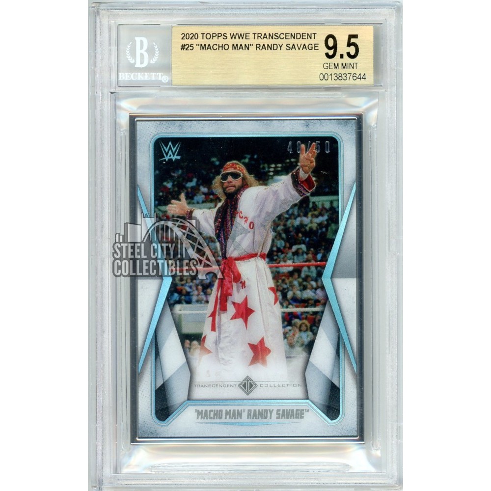 Macho Man Randy Savage 2020 Topps Transcendent WWE Collection Card /50 ...