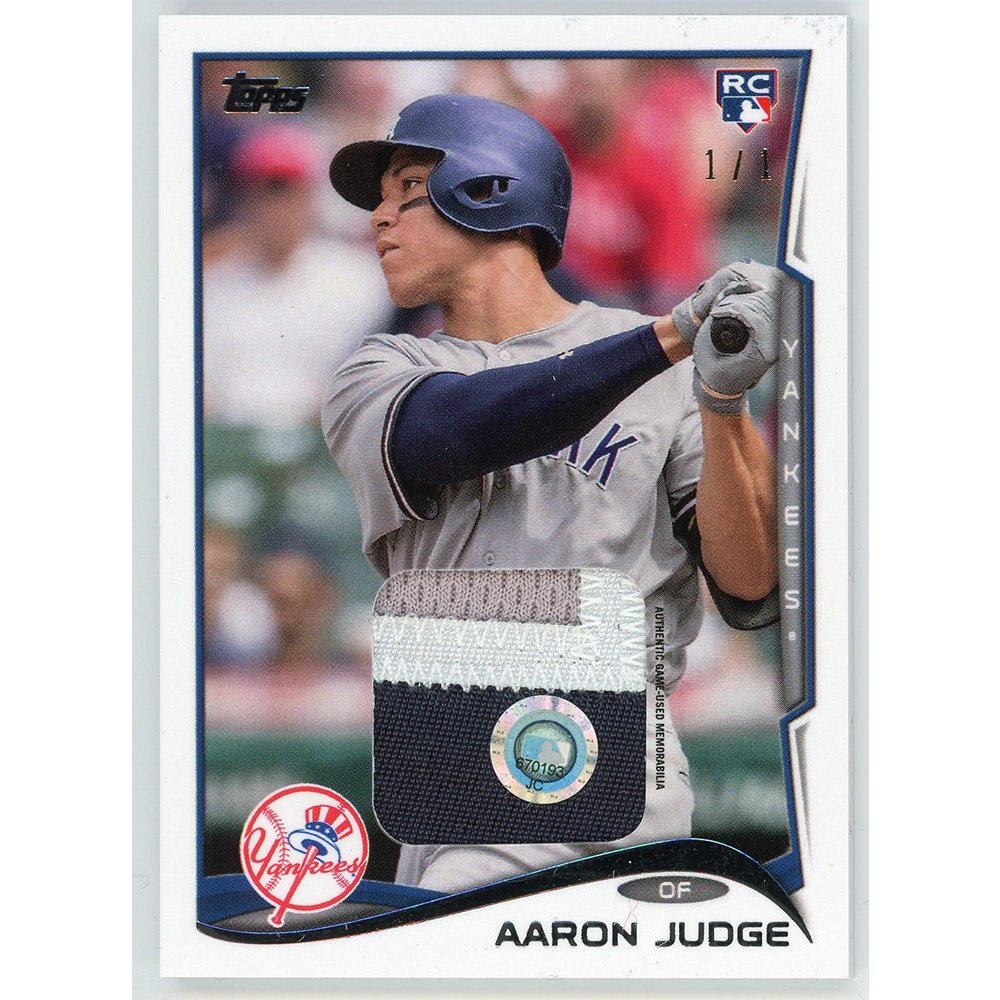 Aaron Judge 2017 Topps Transcendent VIP Party Jersey Patch Rookie RC 1/ ...